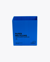 Paper & Cardboard Recycling Bin | 25L Blue | Ecobin Australia