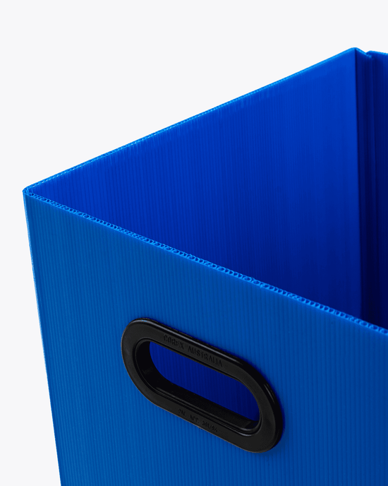 Paper & Cardboard Recycling Bin | 60L Blue Ecobin