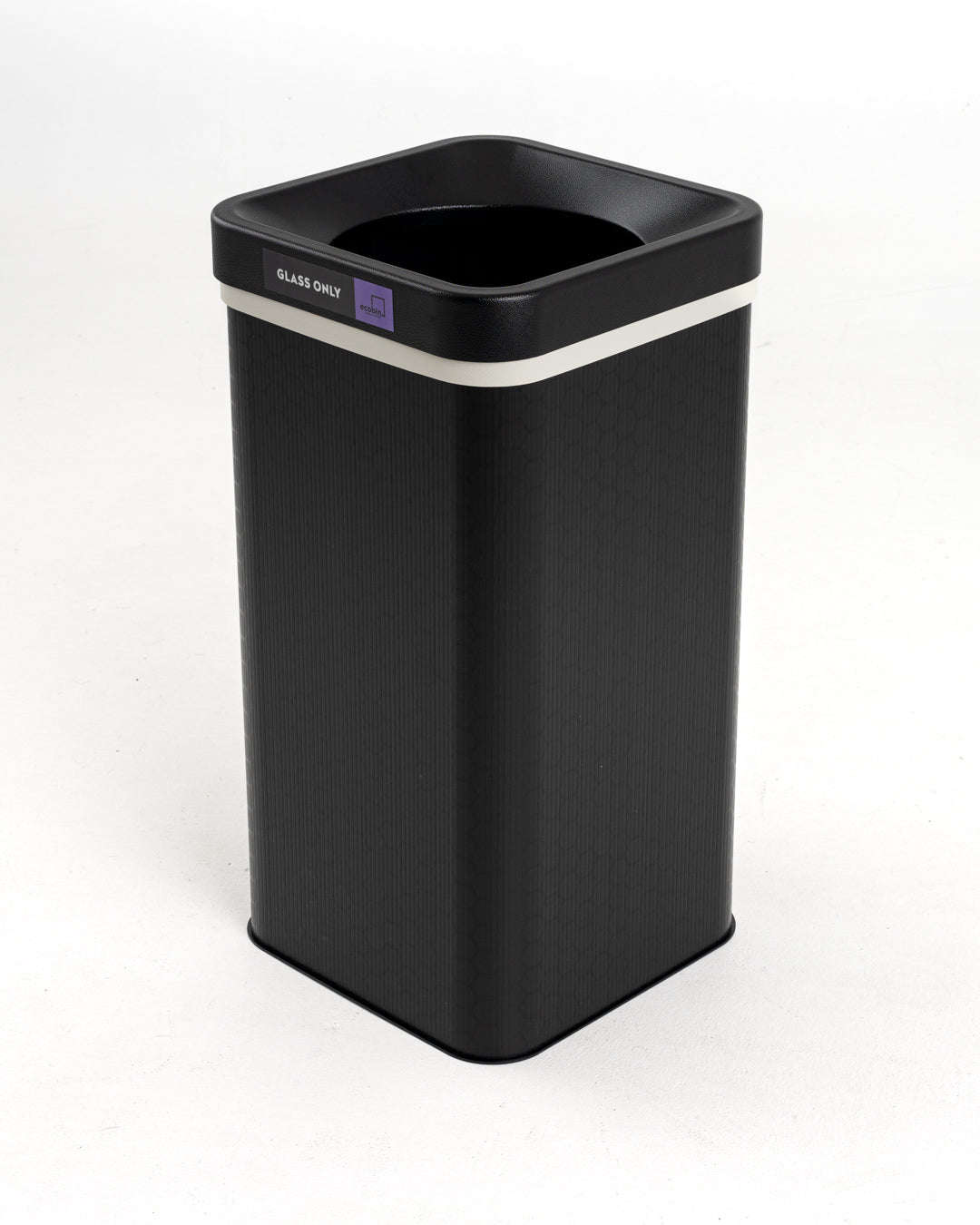 Glass Recycling 60L Bin | Flip Range - Open Top Purple | Ecobin Australia