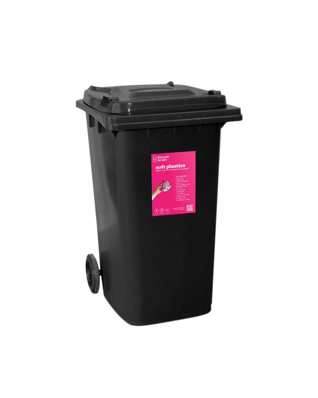 Buy White Recycling Bins | Soft Plastics Bin
