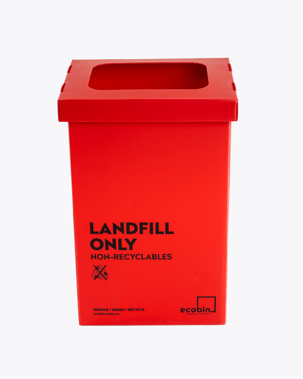 Landfill Bin | 60L Red | Ecobin Australia