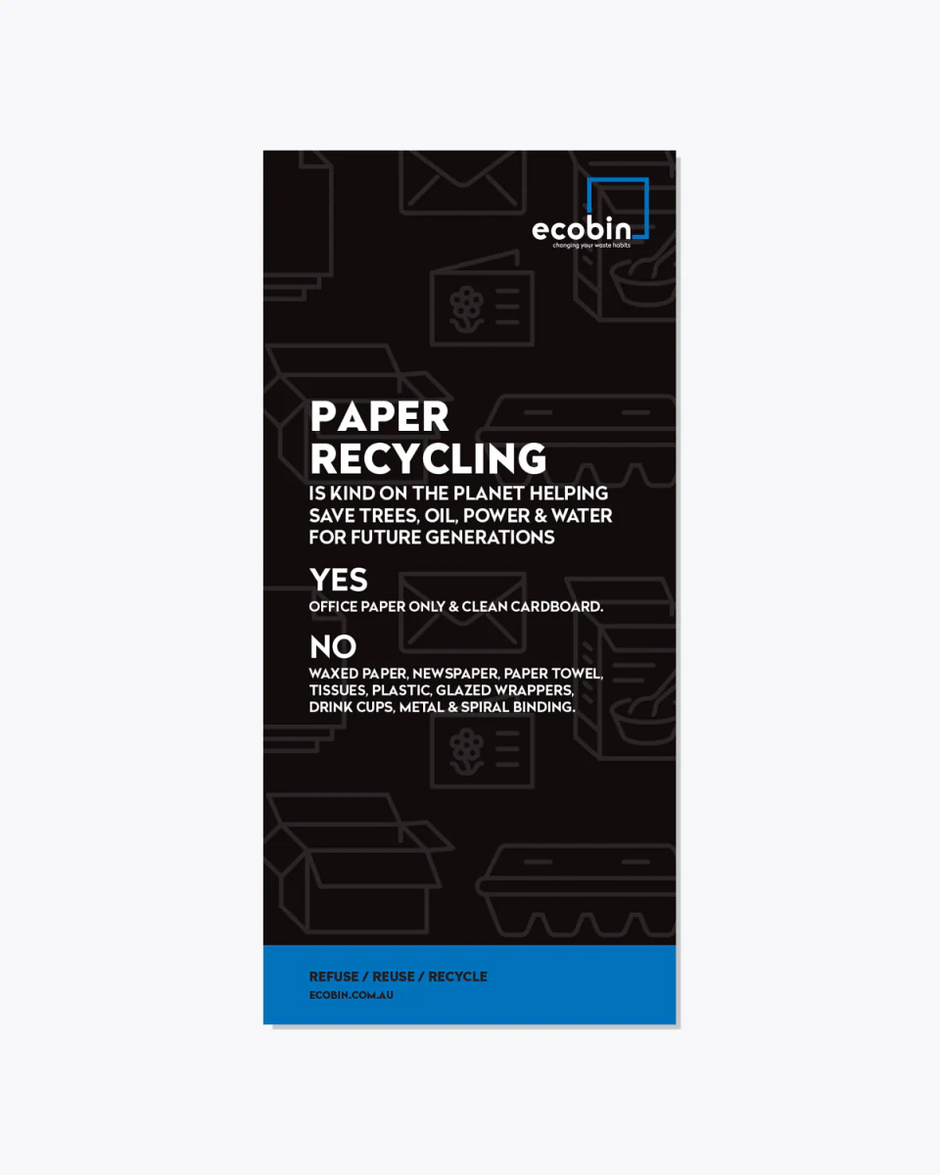 Educational Posters | Recycling and Waste Management Recycling Bins | Ecobin Australia