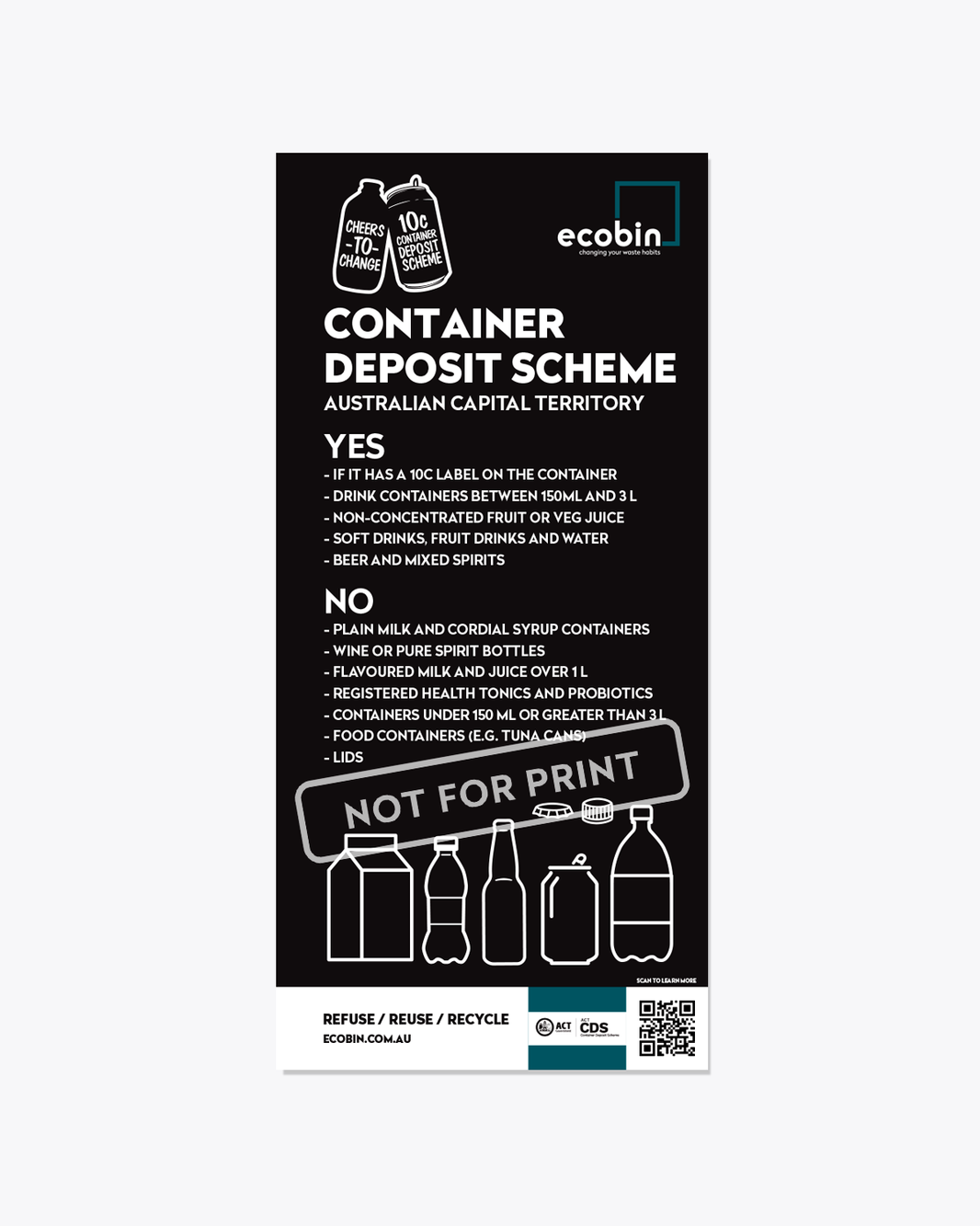 Containers For Change Bins